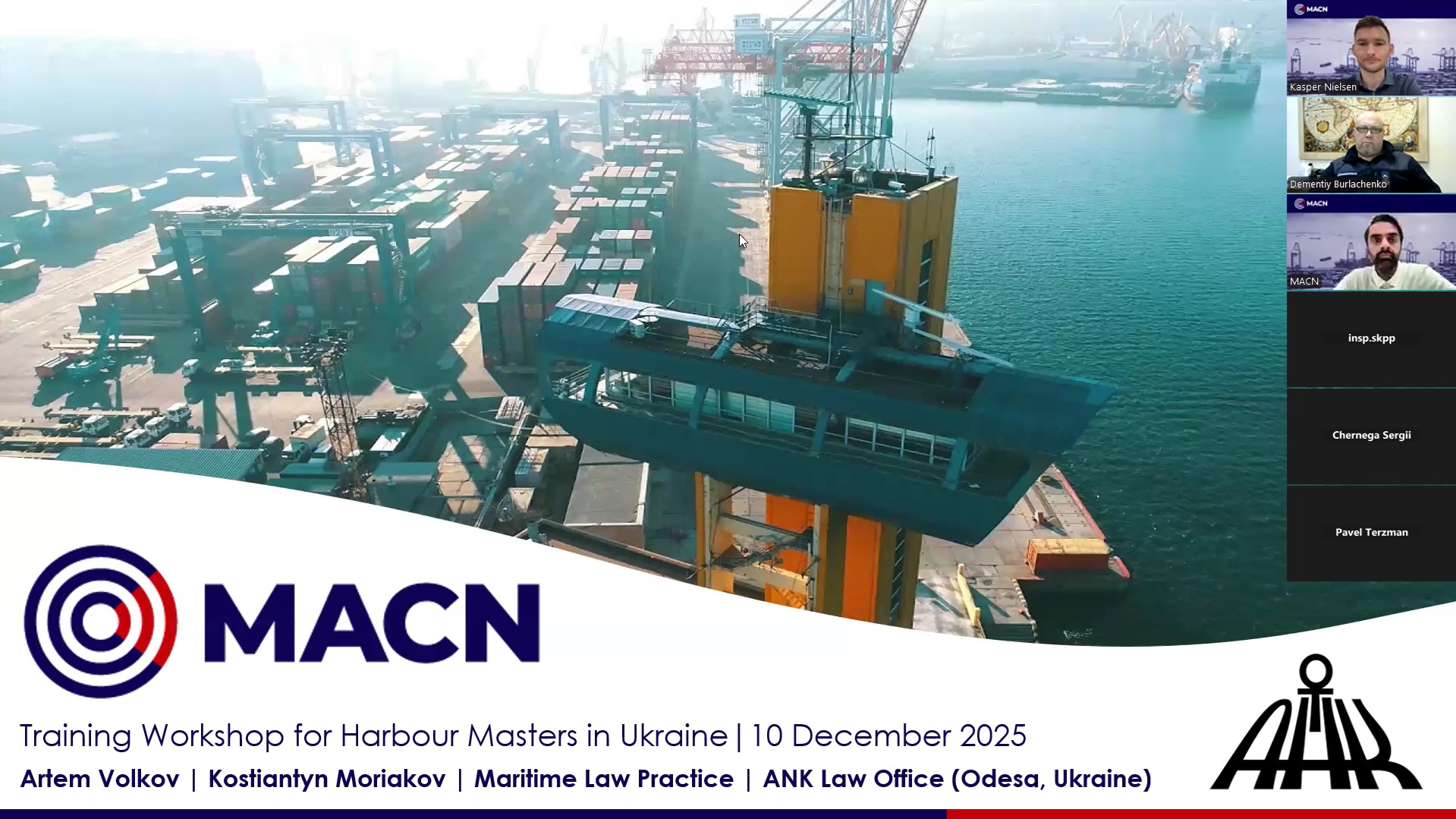 MACN-Assisted Training Workshop on Legal Responsibilities of Harbour ...